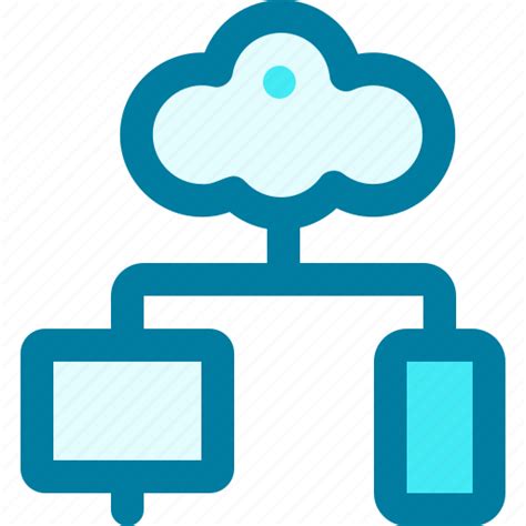 Sync Cloud Phone Computer Sharing Data Integration Icon Download On Iconfinder