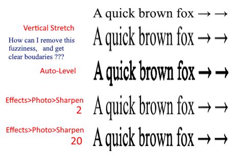 How To Remove Fuzziness And Get Clear Boundaries In This Sample Image The Bottom