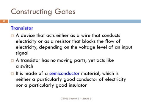 ppt cs105 introduction to computer concepts gates and circuits powerpoint presentation id