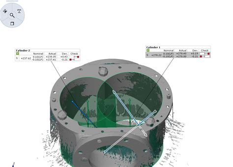 Distance Between Centers And Check Dimension Doubt In Zeiss Inspect 2023 3d Inspection And Mesh