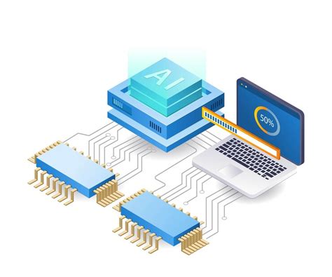 Premium Vector Artificial Intelligence Data Analysis Speed Flat