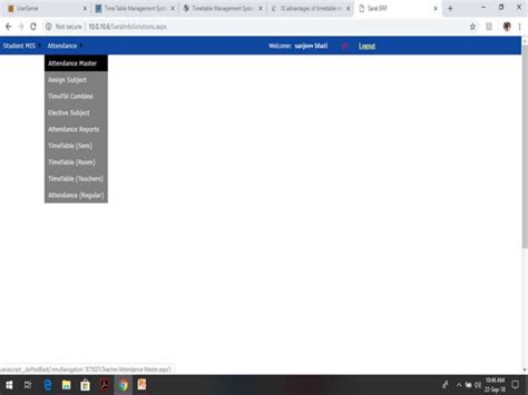 Time Table Management System Pptx Computing Technology And Computing