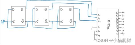 数电实验之流水灯、序列发生器8路顺序脉冲发生器电路 Csdn博客