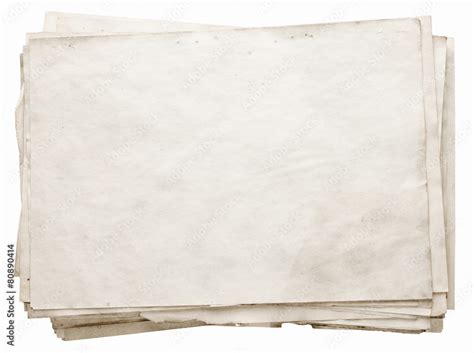 Stack Of Old Papers Stock Photo Adobe Stock