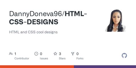 GitHub DannyDoneva HTML CSS DESIGNS HTML And CSS Cool Designs