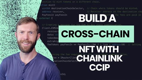 how to create a cross chain nft using chainlink ccip youtube