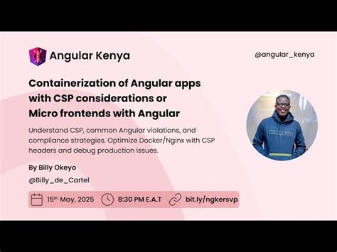 How To Fix Angular Csp Issues With Docker And Nginx Angular Kenya Posted On The Topic Linkedin