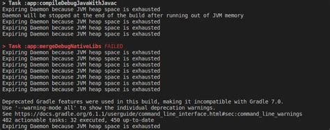 How To Fix Expiring Daemon Because Jvm Heap Space Is Exhausted React Native Error Coding