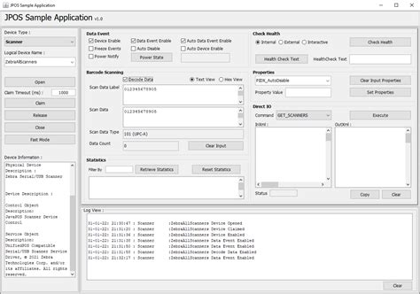 Jpos Drivers For Windows And Linux Sample Apps Zebra Technologies