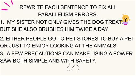 Grammar Topic Conjunction Parallel Structure Pptx