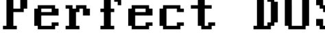 Perfect DOS VGA 437 Font FontZone Net