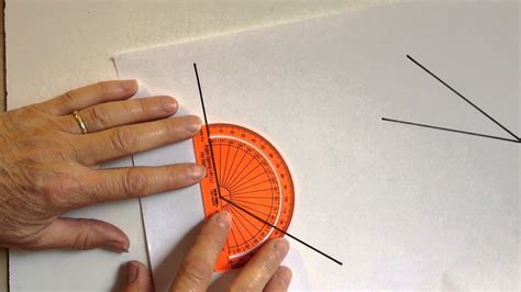 How To Use A Protractor Youtube