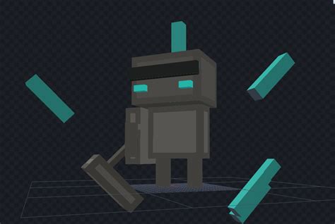 Hi When I Finished Paiting And Modeling My Golem I Tried To Anime It