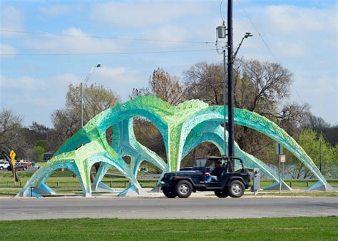 Marc Fornes Creates Sculptural Installation For A Texas Park