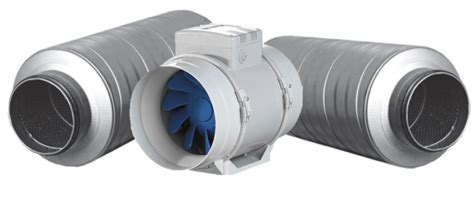Quite Inline Mixed Flow Fan