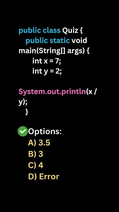 Day 1100 🚀java Output Quiz You Cant Miss 100daysofcode Shorts