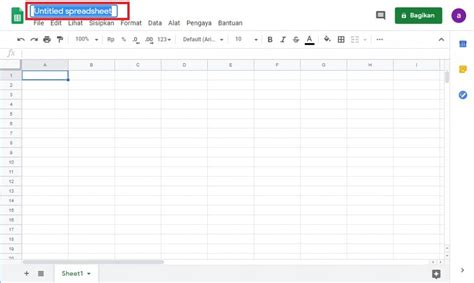 Cara Membuat Spreadsheet Di Google Sheets Jagoan Kode