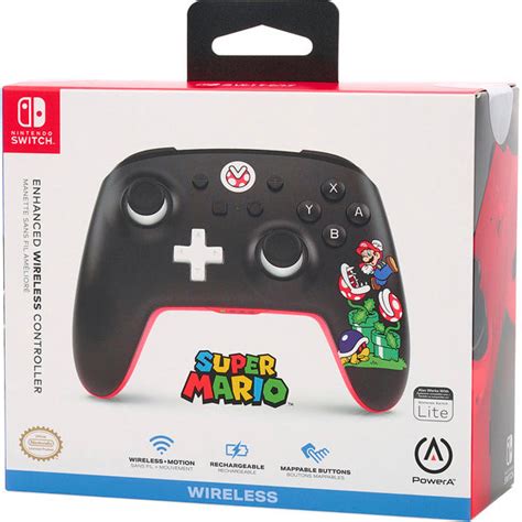 Mario Mayhem Enhanced Wireless Controller Powera Nintendo Switch