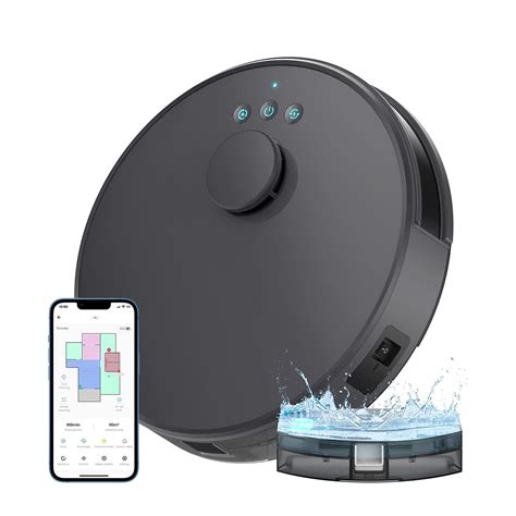 Lidar Navigation Robot Vacuum Sweep Mop 2 In 1 Strong Suction Map Robot Mop And Robot