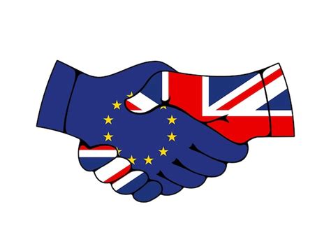Acuerdo Comercial Y Empresarial Entre La Ue Y El Reino Unido Vector