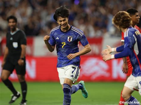 GOAL Japan on Twitter ペルー戦 前半終了 両サイドの 伊東純也 と 三笘薫 を起点に徐々にペースを