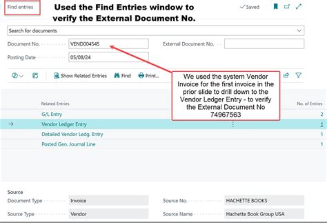 Business Central External Document No Hidden On The Vendor Applied Invoices Page