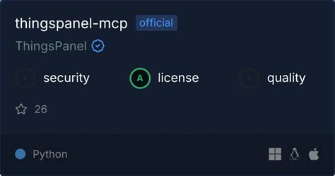Github Thingspanel Thingspanel Mcp This Mcp Server Integrates Thingspanel Iot Platform With