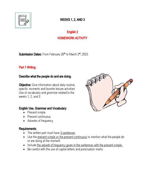 E2 Homework Weeks 12 And 3 Pdf