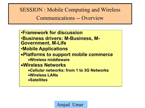 Mobile And Pervasive Computing