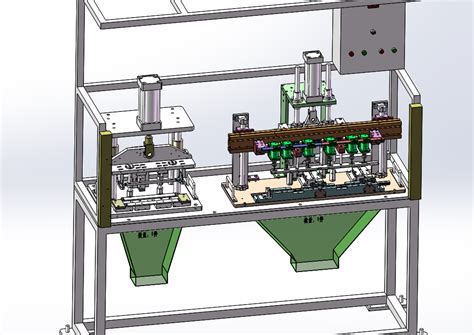 钻孔冲孔一体机sw18可编辑 工程图 bom SOLIDWORKS 2018 模型图纸下载 懒石网