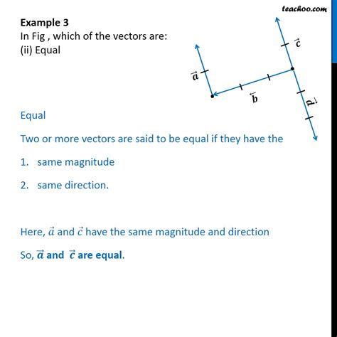 Example 3 In Fig Which Vectors Are I Collinear Type Of Vector