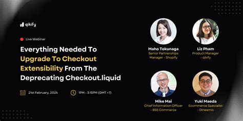 Webinar Everything Needed To Upgrade To Checkout Extensibility