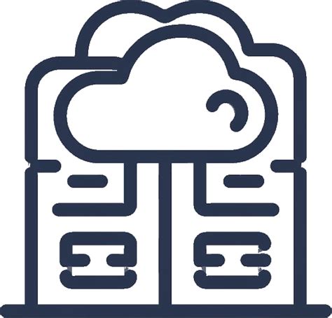 Cloud Computing Server Icon Data Storage And Management Premium Ai
