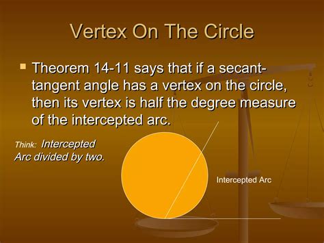 14 4 Secant Tangent Angles Ppt