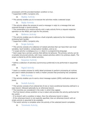 Oracle Soa Activitys DOC