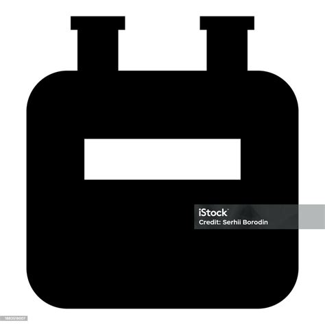 가스 계량기 계정 아이콘 블랙 컬러 벡터 일러스트 레이 션 이미지 플랫 스타일 가격에 대한 스톡 벡터 아트 및 기타 이미지