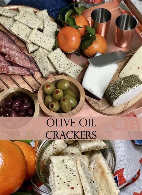 Homemade Olive Oil Crackers With Video