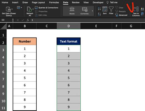 엑셀 숫자 문자 변환하는 방법 텍스트 나누기