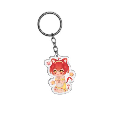 Niwwu Sitting Chibi Keychain Uwu Market