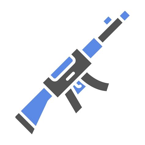 Premium Vector Machine Gun Icon Style