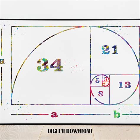 Fibonacci Sequence Etsy