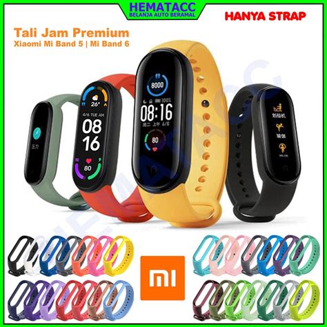 Jual Strap Mi Band Mi Band Polos Tali Jam Xiaomi Smart Band Silicone Hematacc Shopee