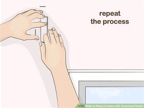 How To Hang Curtains With Command Hooks With Pictures WikiHow
