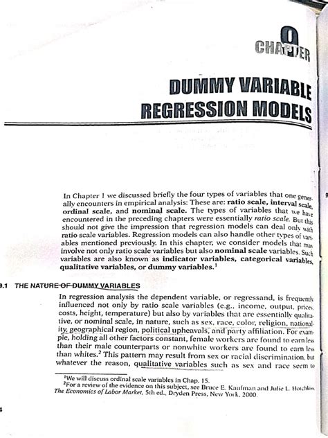Dummy Variable Pdf
