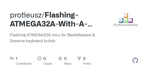 Github Protieuszflashing Atmega32a With A Bootloader Flashing