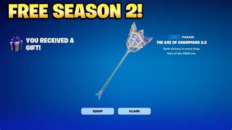 How To Get FNCS PICKAXE For FREE In Fortnite Chapter 5 Season 2 YouTube