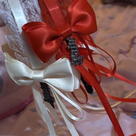 Bundle Of 2 Igirl Headpieces 🎀☺️ Red And Cream Like Depop