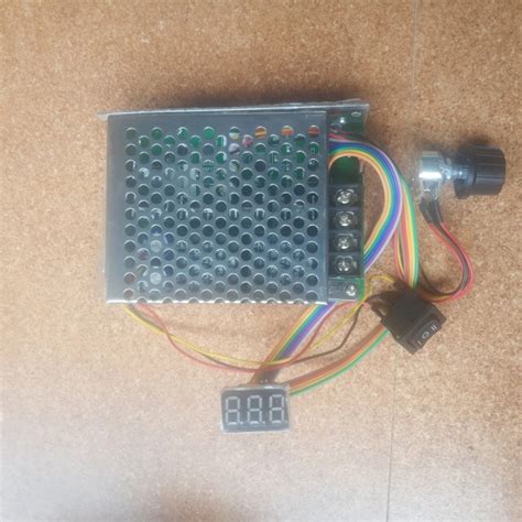 jual dc 9 50v 40a pwm motor speed control reversible 12v 24v 36v 48v