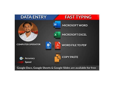 Accurate Data Entry Typing Copy Paste Pdf To Word And Excel Conversion Upwork