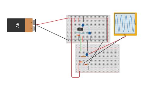 Circuit Design Sin Wave Tinkercad